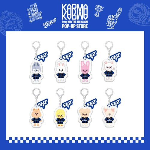 (PRE-ORDER) Stray Kids KARMA MD 08. SKZOO YINYANG KEYRING + POB – K-UP!